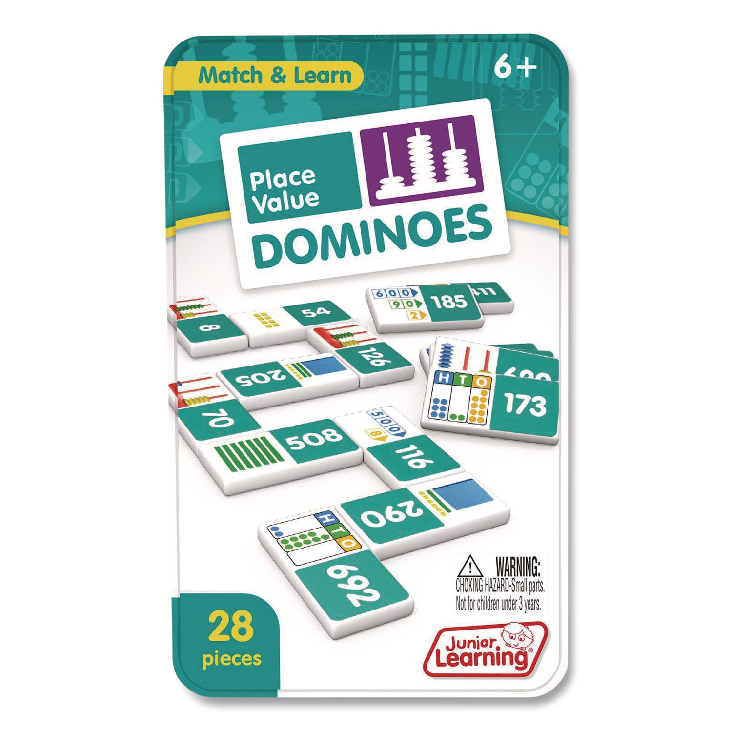 Junior Learning Inc® Place Value Dominoes, Ages 6 to 12 (JRL489) Each ...
