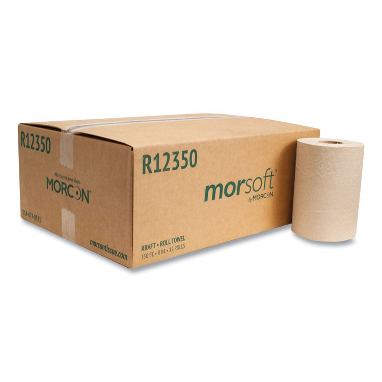 Morcon Tissue MORR12350 Morsoft Universal Roll Towels, 1-Ply, 8 Morcon Tissue MORR12350 Morsoft Universal Roll Towels, 1-Ply, 8