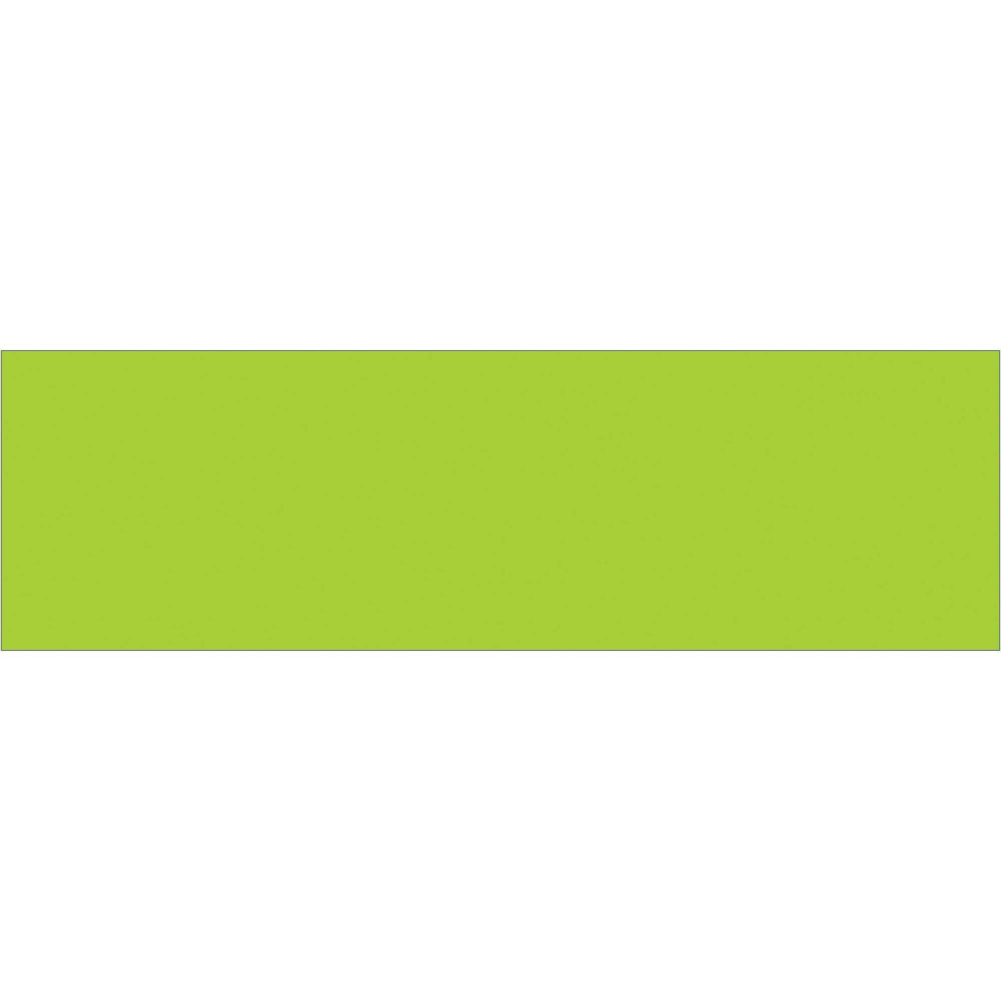 3 x 10" Fluorescent Green Inventory Rectangle Labels (DL634J) Roll Of – GoodEarth Products