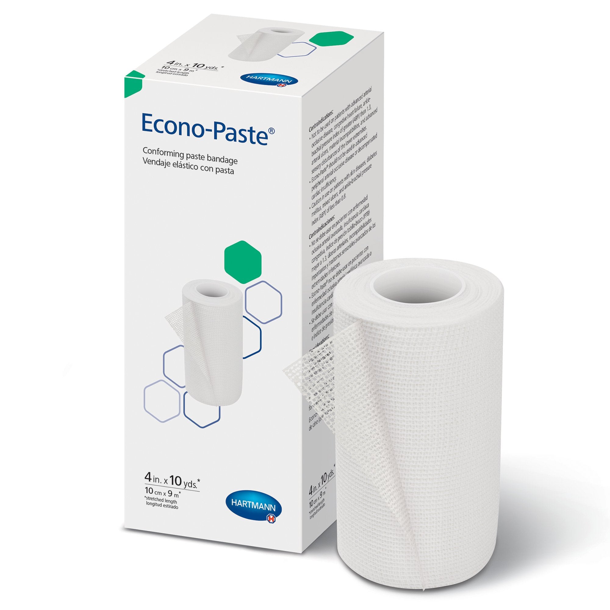Econo-Paste® Unna Boot Zinc Oxide 4 Inch X 10 Yard (418663_EA) 1/EA ...