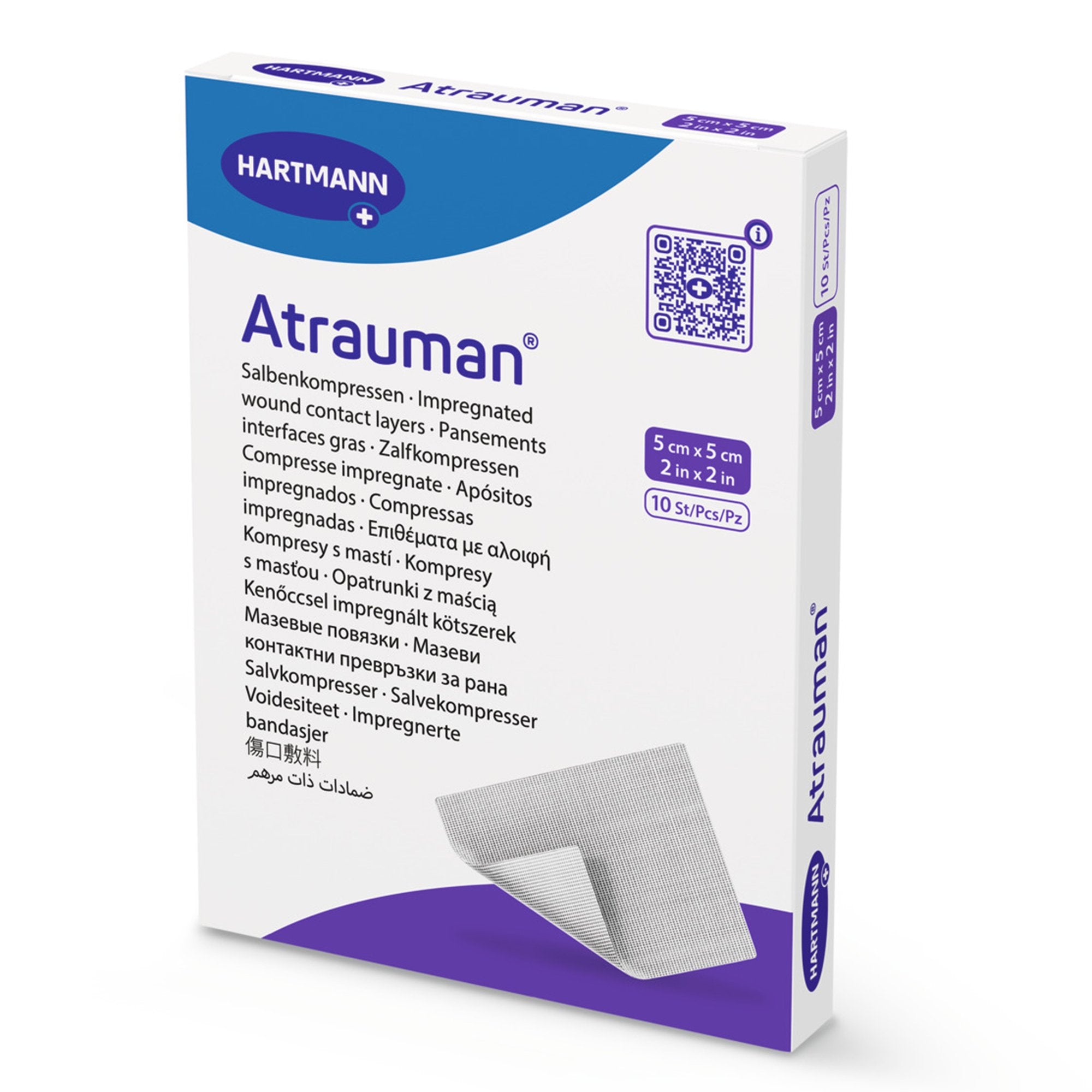 Atrauman® Impregnated Contact Layer Dressing 2 X 2 Inch Sterile (11612 ...