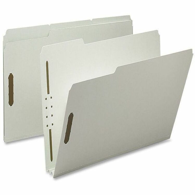 Nature Saver Pressboard Fastener Folder, 25 Pt, 2 Expandable, 1/3 Tab ...