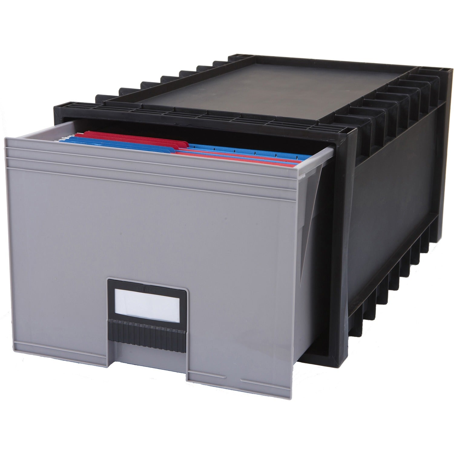 Storex Archive Storage Box for Letter Size Hanging Files, 24" Dep ...