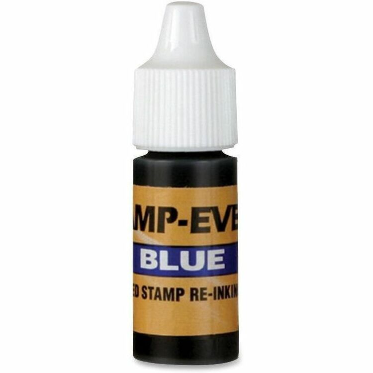 Stamp-Ever Refill Ink, 7 ml, Plastic Bottle, Blue (USS5029) Each ...