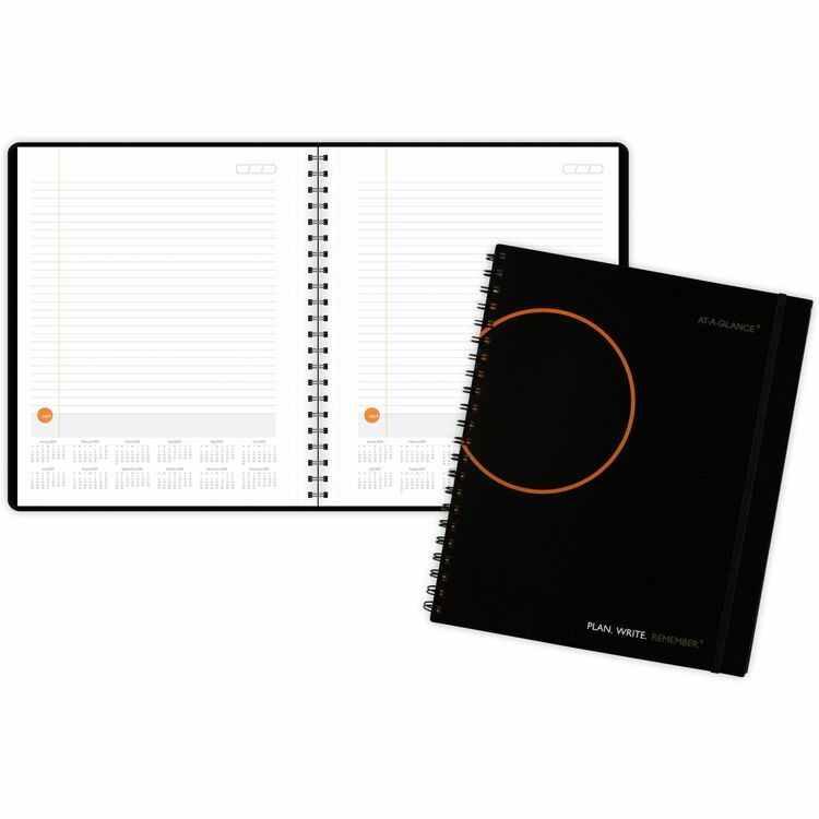 At-A-Glance Plan. Write. Remember. Notebook with Reference Calendar, 8 ...