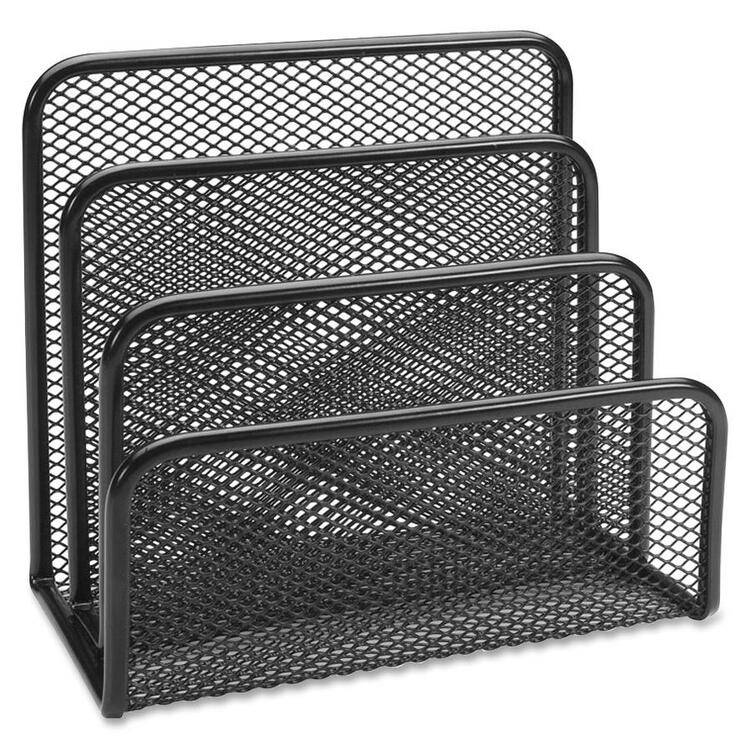Lorell Mesh Vertical Desktop File Sorter, Black (LLR84153) Each ...