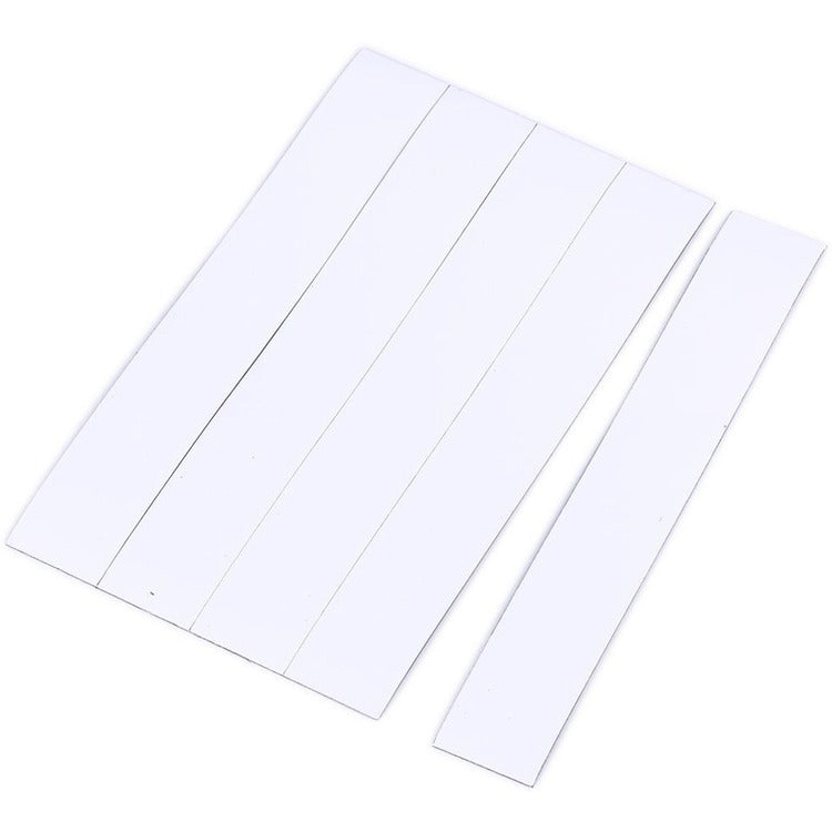 MasterVision Dry Erase Magnetic Tape Strips, White, 6" x 7/8", 25/Pack ...