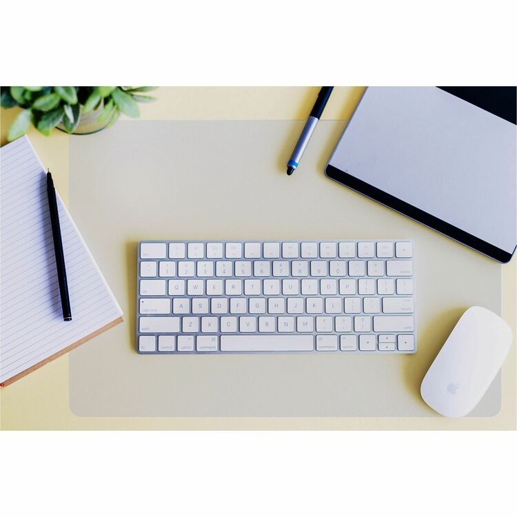 Desktex® Desktex Polycarbonate Anti-Slip Desk Mat, 17 x 22, Clear ...