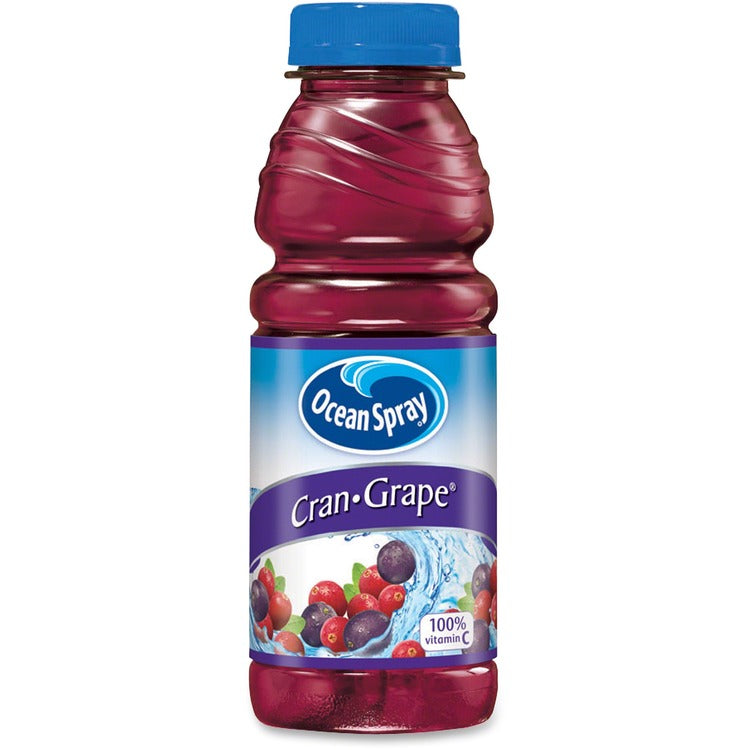 Ocean Spray Cran-Grape Juice, Plastic, 15.2oz., 12/CT, PE (PEP70193) C ...