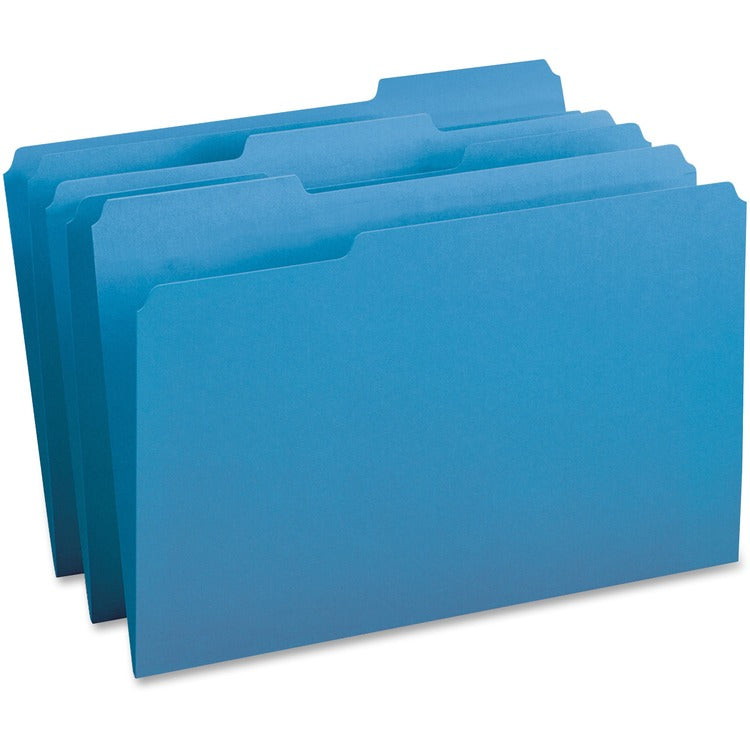 Business Source Color Coding File Folders, 1/3Cut, 9-1/2" x 14", Legal ...
