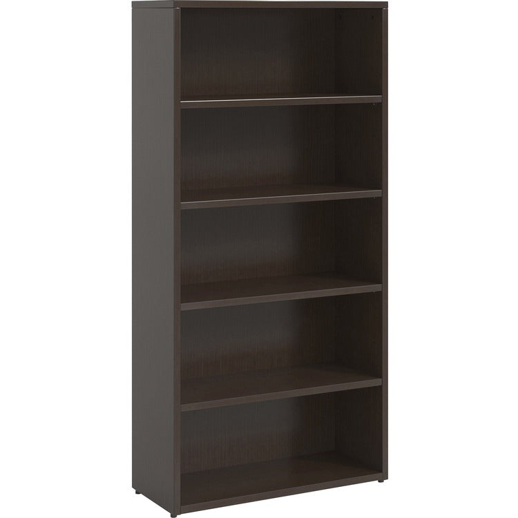 Lorell Bookcase, 5-Shelf, Prominence, 34"Wx12"Dx69"H, Espresso (LLRPBK ...