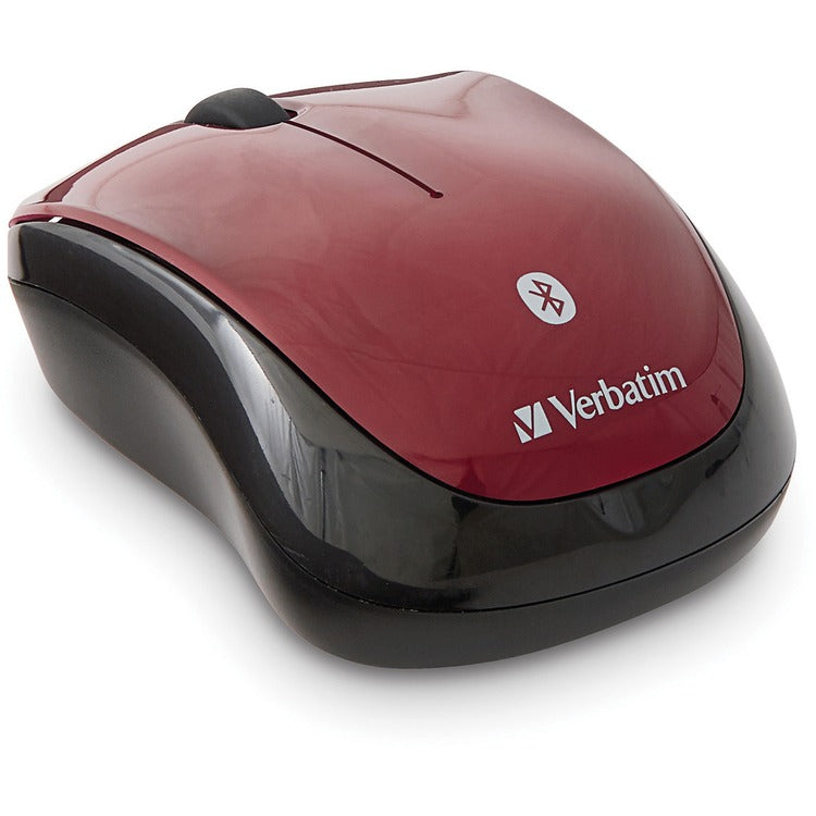 Verbatim BLUETOOTH WIRELESS TABLET MULTI-TRAC BLUE LED MOUSE GARNET (V ...