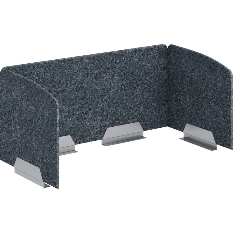 HON HUVAUS482420 Privacy Screen - 46" x 20", x 23.3" Depth - Silver Fr ...