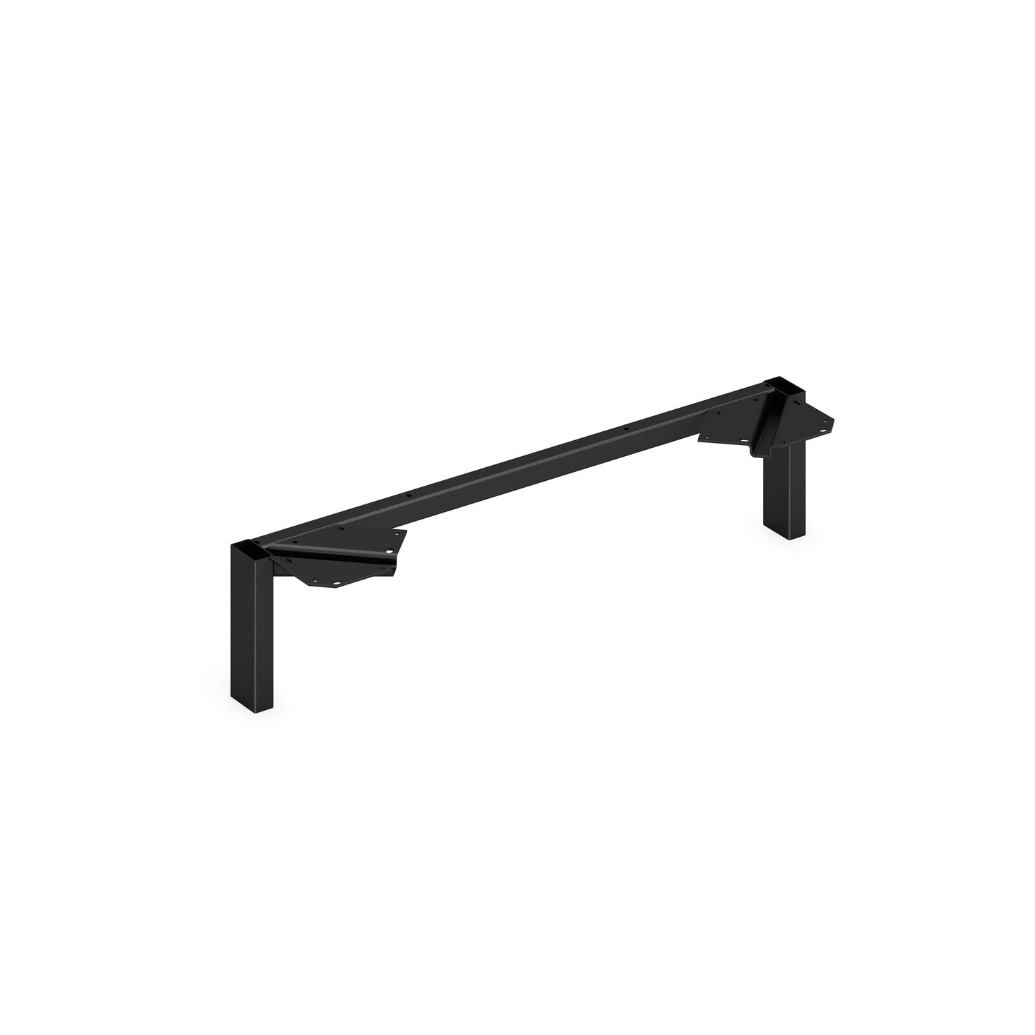 HON Support Legs, f/Mod Credenza, 30"Dx7"H, 2/ST, Black (HONLPLSL30BLK ...