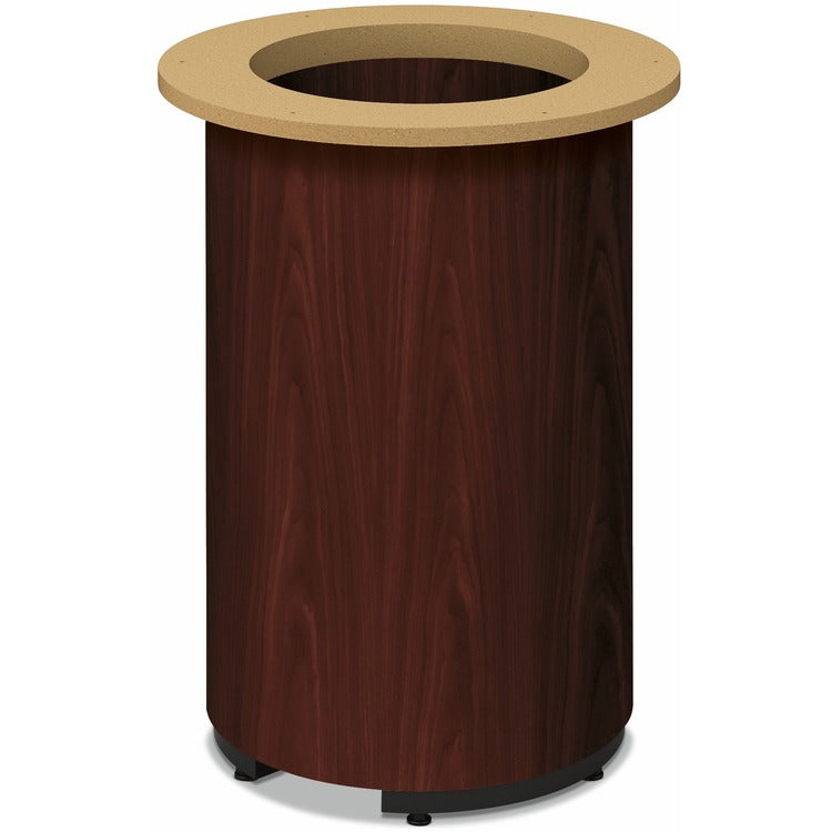 HON Laminate Cylinder Table Base, 18" dia. x 28h, Mahogany (HONTLRAN ...