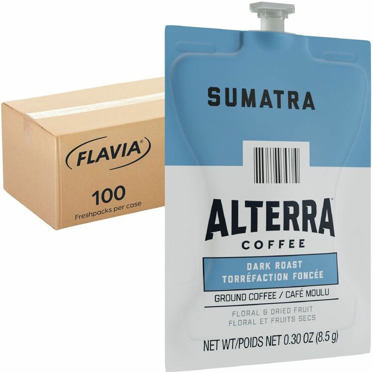 Alterra Alterra Sumatra Coffee Freshpack, Sumatra, 0.3 oz Pouch, 100/C ...