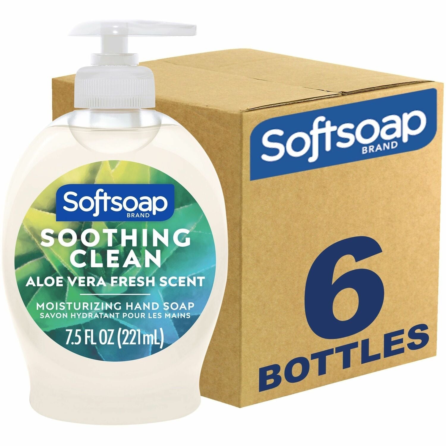 Softsoap Soothing Liquid Hand Soap Pump - Aloe Vera Scent - 7.5 fl oz ...