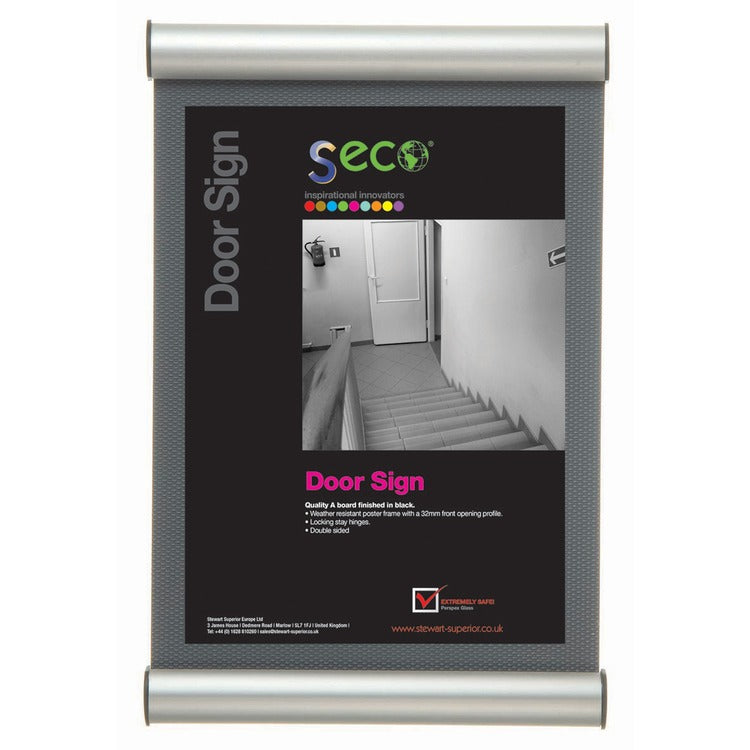 Seco Mitred Snap Frame, 8.50" x 11" Frame Size, Rectangle, Dual-sided ...