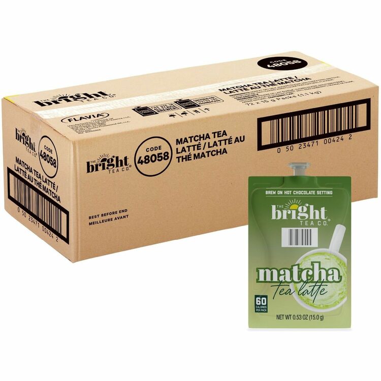 The Bright Tea Co. Matcha Latte Freshpack (LAV48056) Case of 72 ...