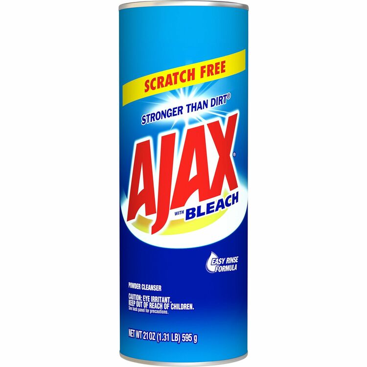 AJAX Powder Cleanser with Bleach, 21 oz Canister, 12/Carton (CPC610344 ...
