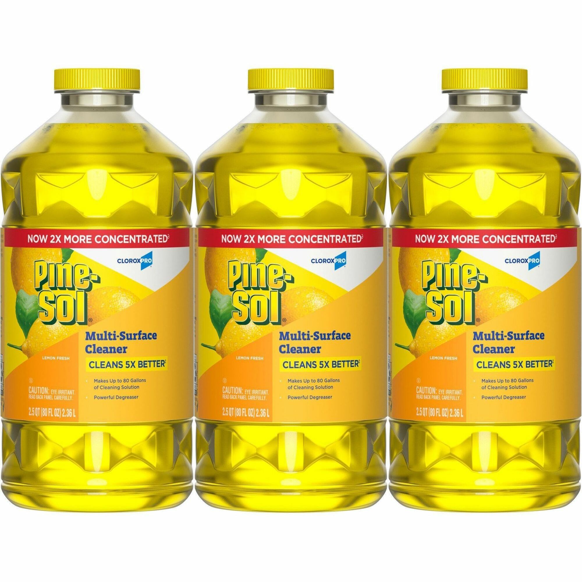 Pine-Sol Multi-Surface Cleaner Concentrate, 80 fl oz (2.5 quart), Lemo ...