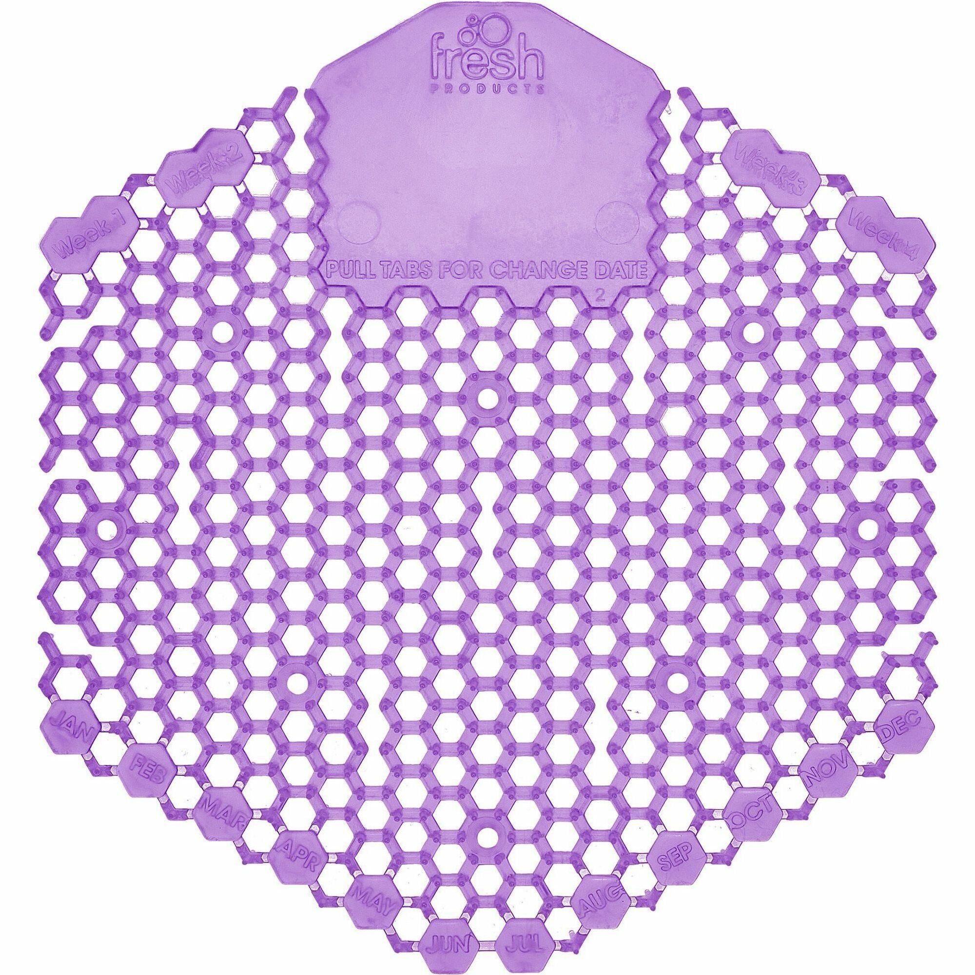 Fresh Products Wave 3D Urinal Screen, 10/Box, Purple (FRS3WDS60LAVBX ...