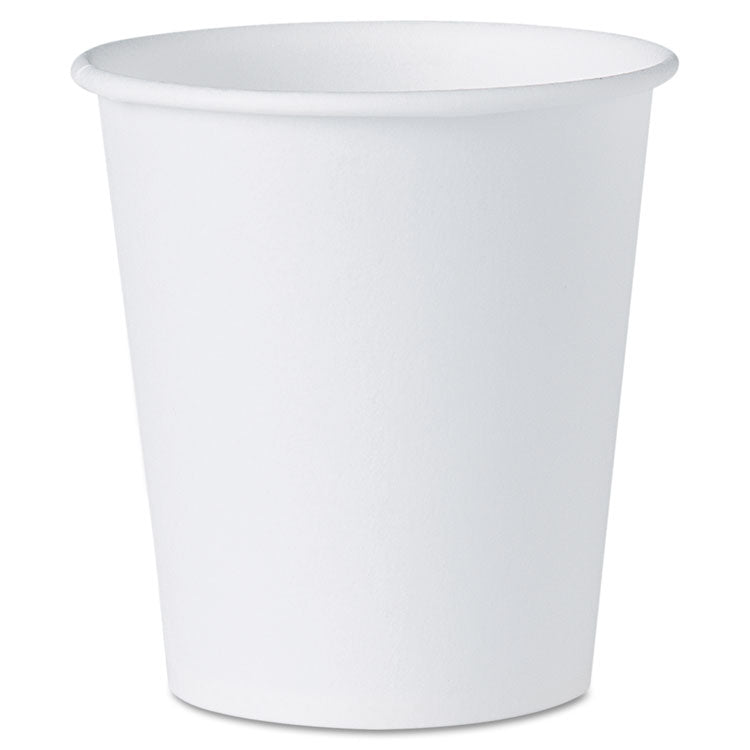 SOLO® SCC44CT White Paper Water Cups, 3 oz, 100/Bag, 50 Bags/Carton ...
