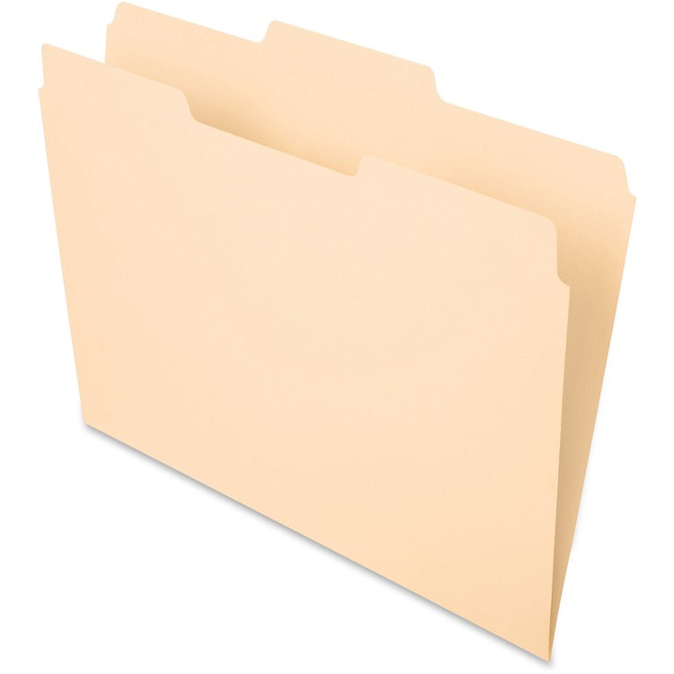 Pendaflex Manila File Folders, 1/3-Cut Tabs, Center Position, Letter S ...