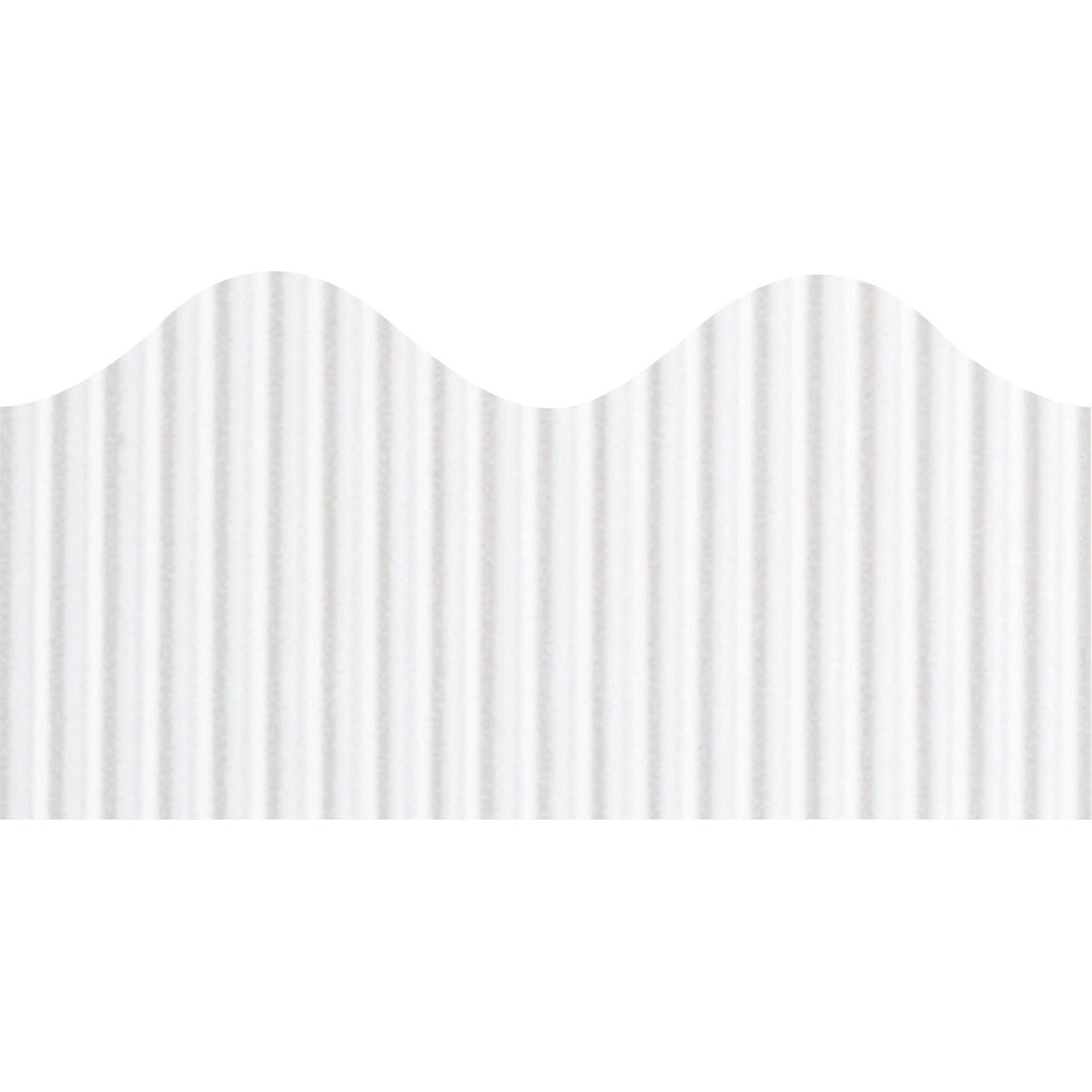 Bordette Scalloped Decorative Border, 2 1/4"x50', White (PAC37014 ...