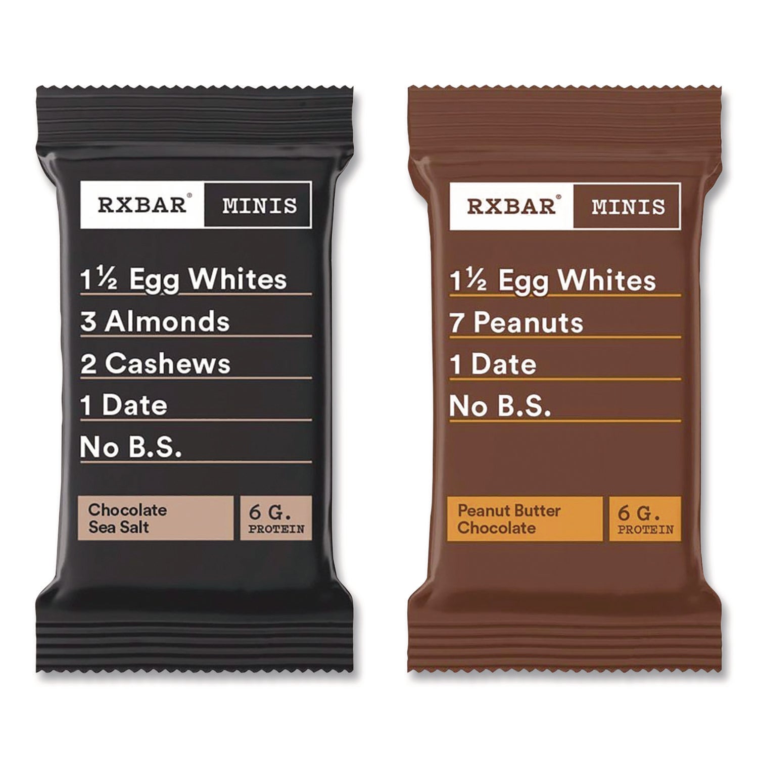 RXBAR® Minis Protein Bars, Chocolate Sea Salt and Peanut Butter Chocol ...