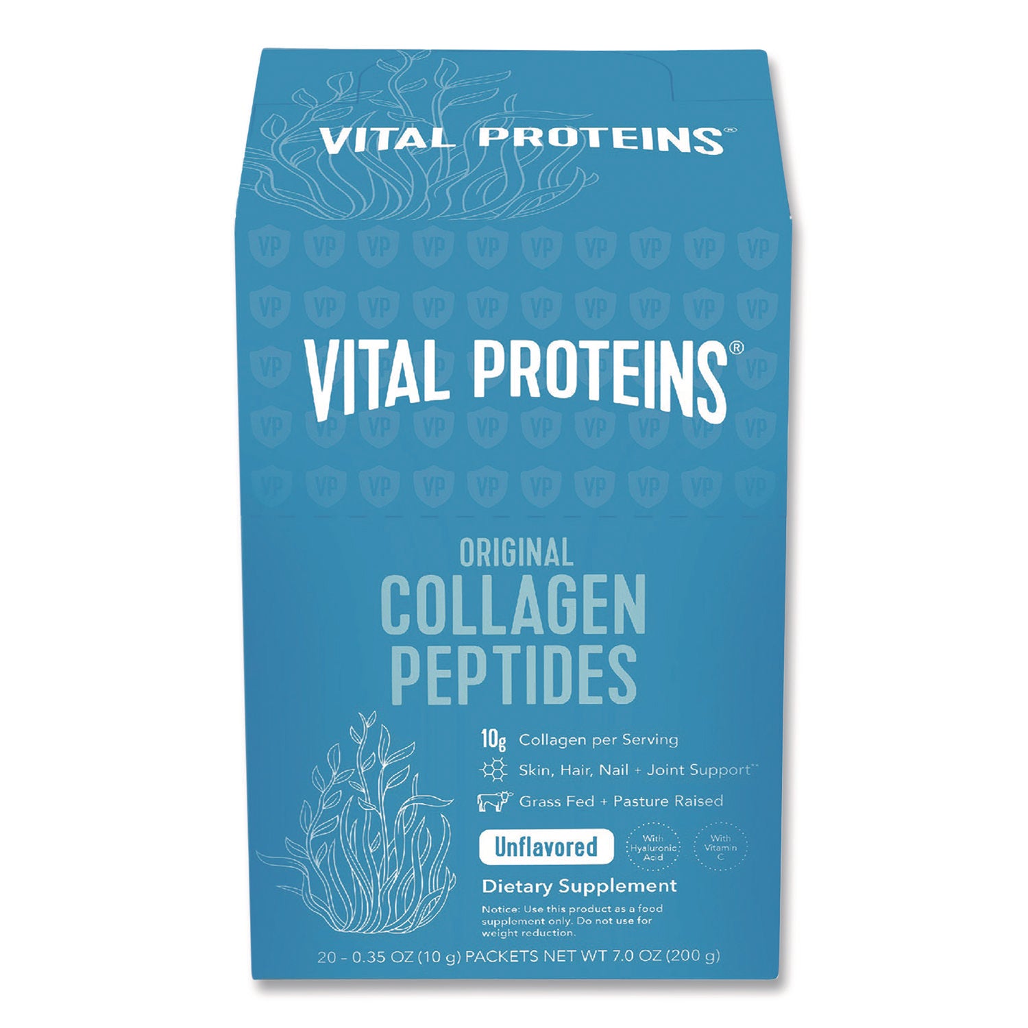 VITAL PROTEINS® Collagen Peptides Powder, Unflavored, 0.3 oz Packet, 2 ...