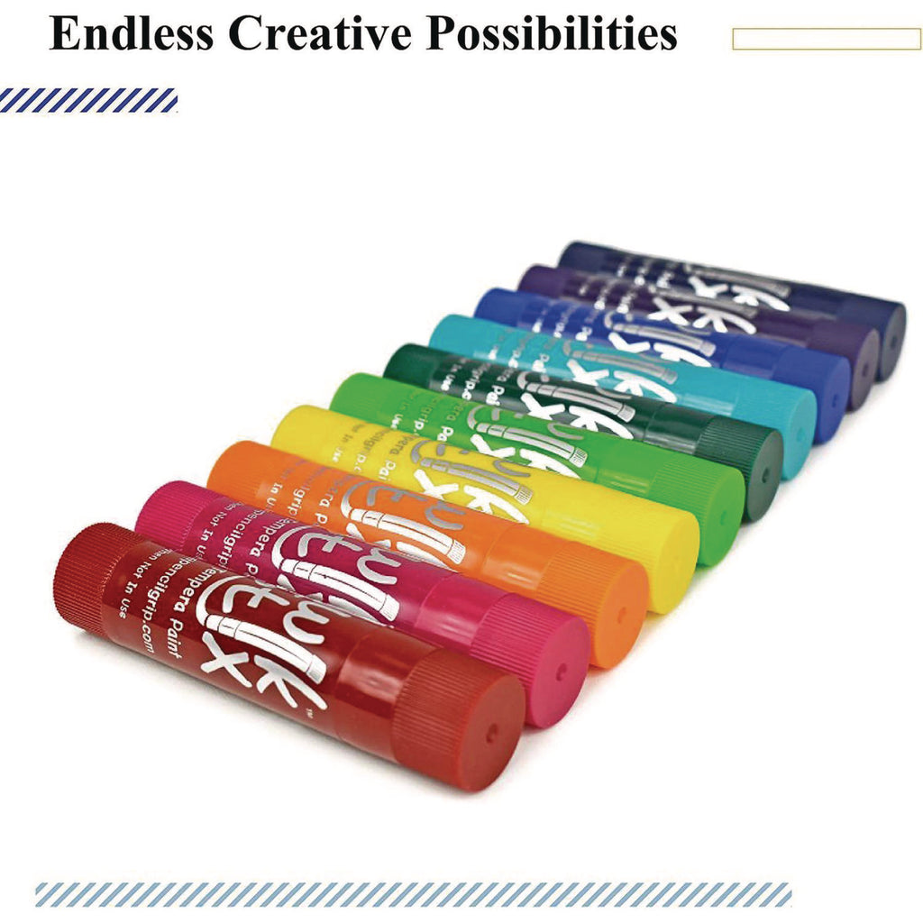 TPG Creations™ Kwik Stix Tempera Paint Set, 10 Assorted Jewel Tones Co ...