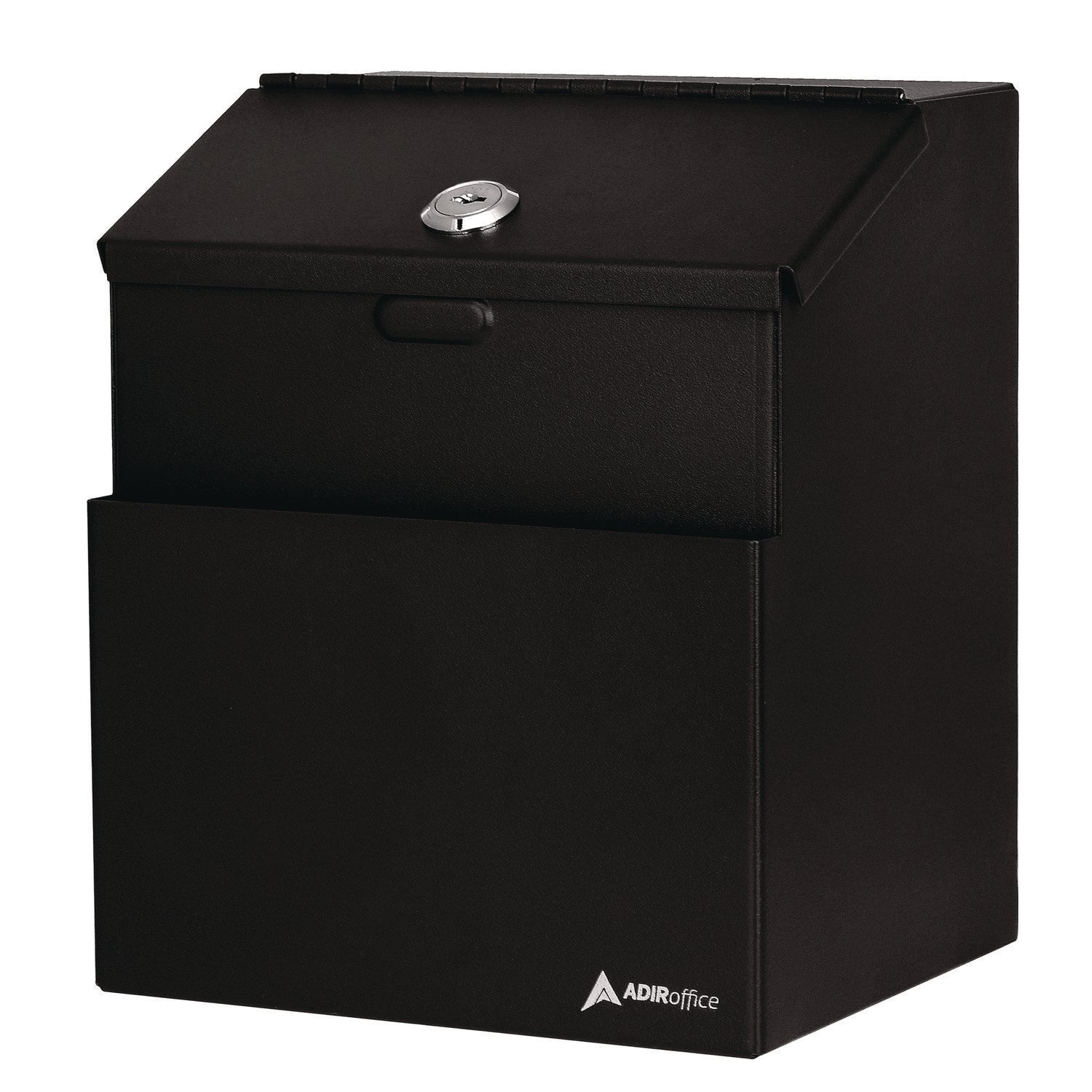 AdirOffice Wall Mountable Steel Suggestion Secure Drop Box with Key, 7 ...