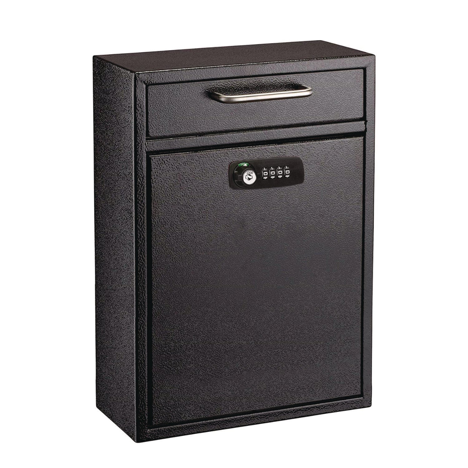 AdirOffice Large Secure Drop Box Wall Mounted Locking Mail Box with Ke ...