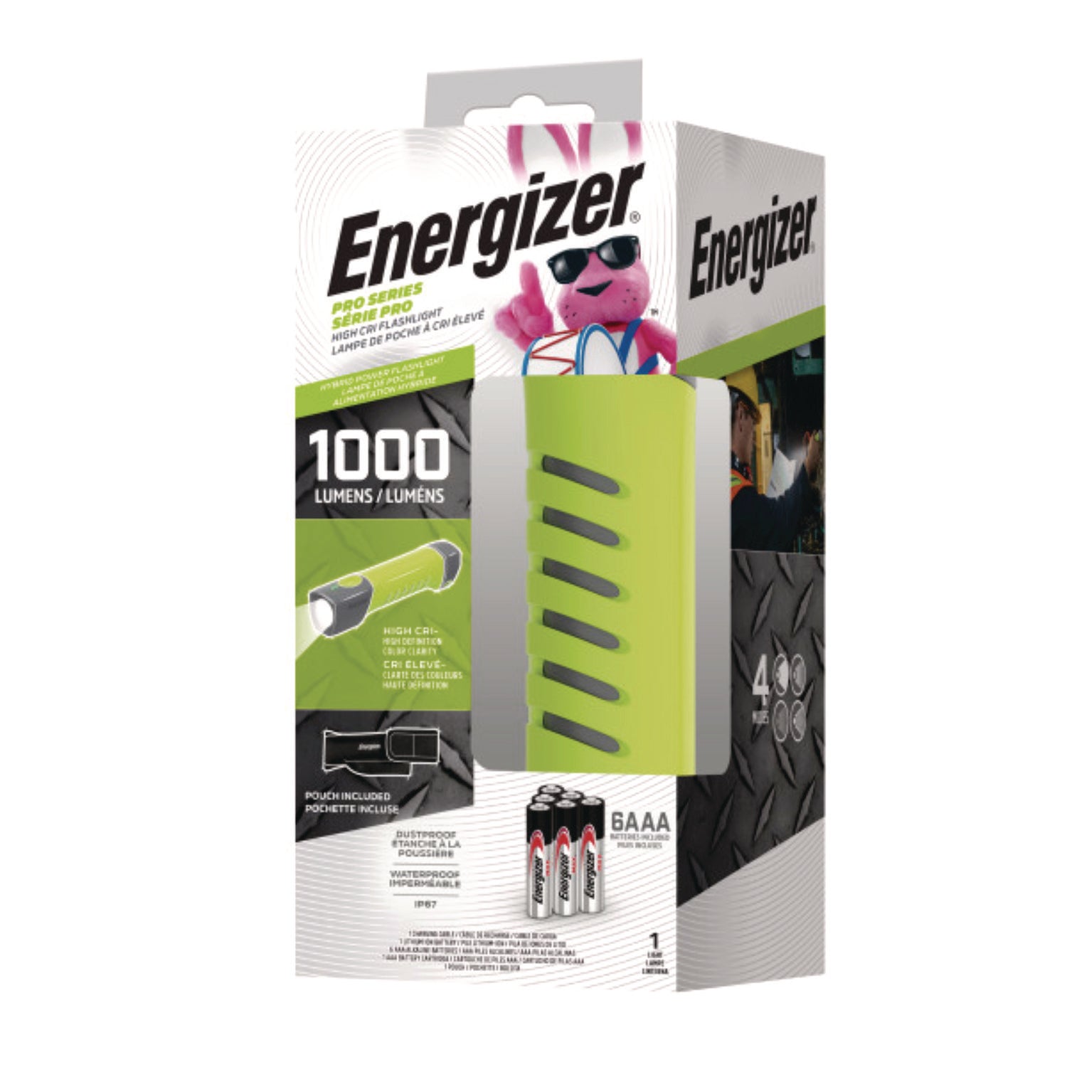 Energizer® Pro Series Handheld High CRI Flashlight, Rechargeable Lithi ...