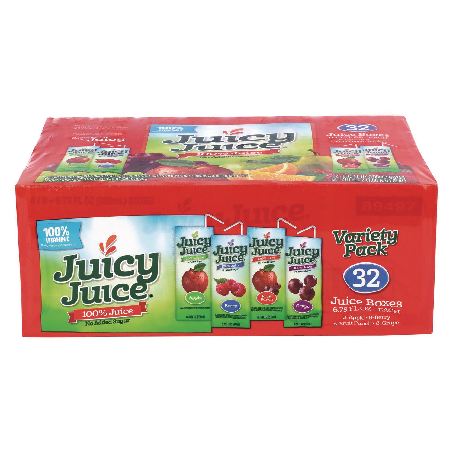 Juicy Juice® Juice Box Variety Pack, Assorted Flavors, 6.75 oz Box, 32 ...
