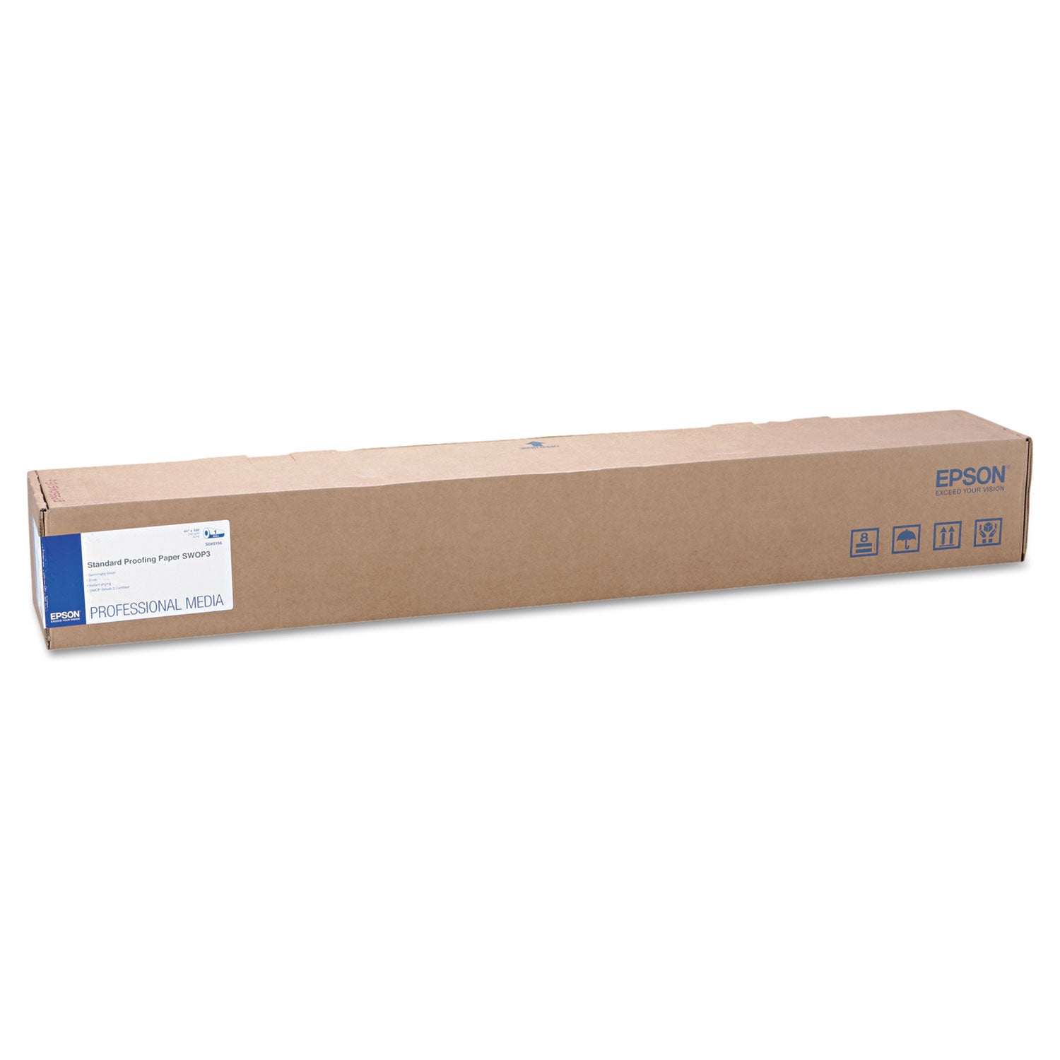 Epson® Standard Proofing Paper Roll SWOP3, 9 mil, 44" x 100 ft, Semi-M ...