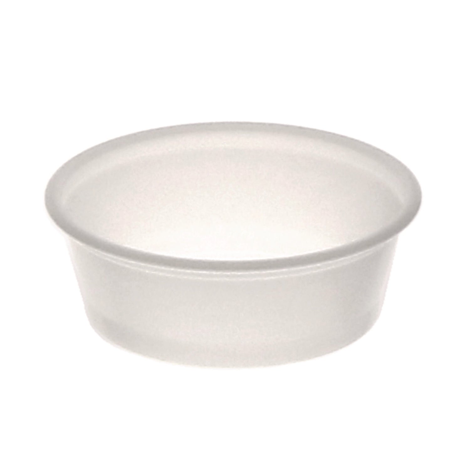 Pactiv Evergreen Plastic Portion Cup, 1.5 oz, Translucent, 125/Sleeve ...