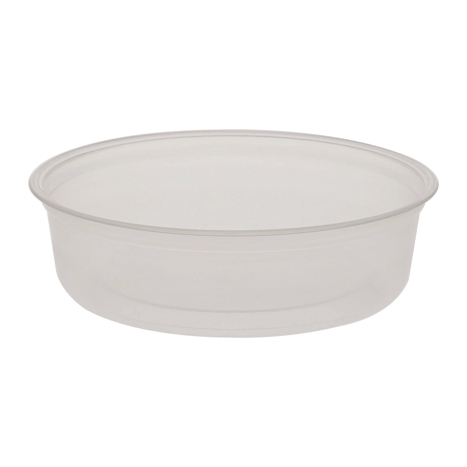 Fabri-Kal® Microwavable Deli Containers, 6 oz, 4.6" Diameter x 1.3" h ...