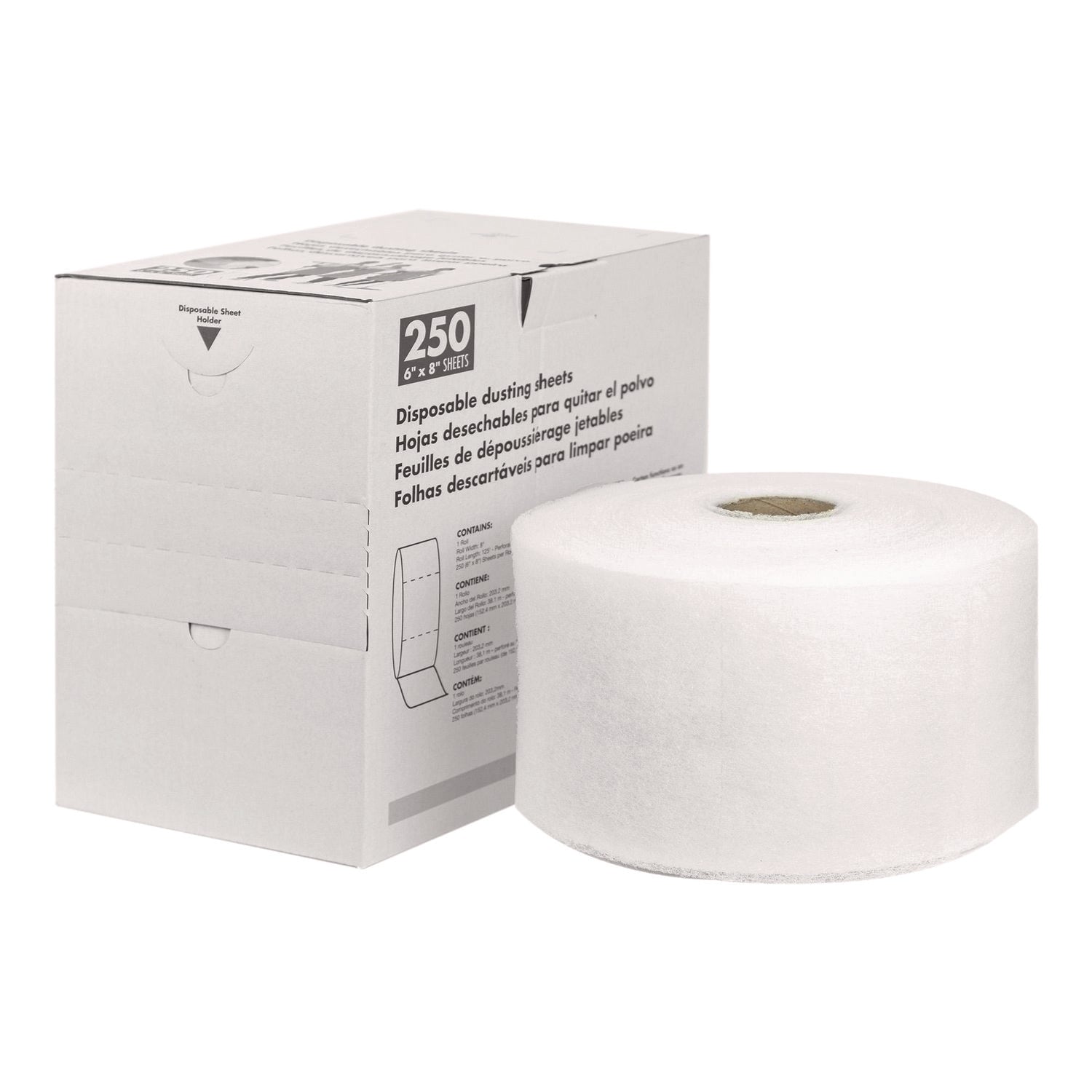 Americo® TrapEze Disposable Dusting Sheets, 5" x 6", 250 Sheets/Roll ...