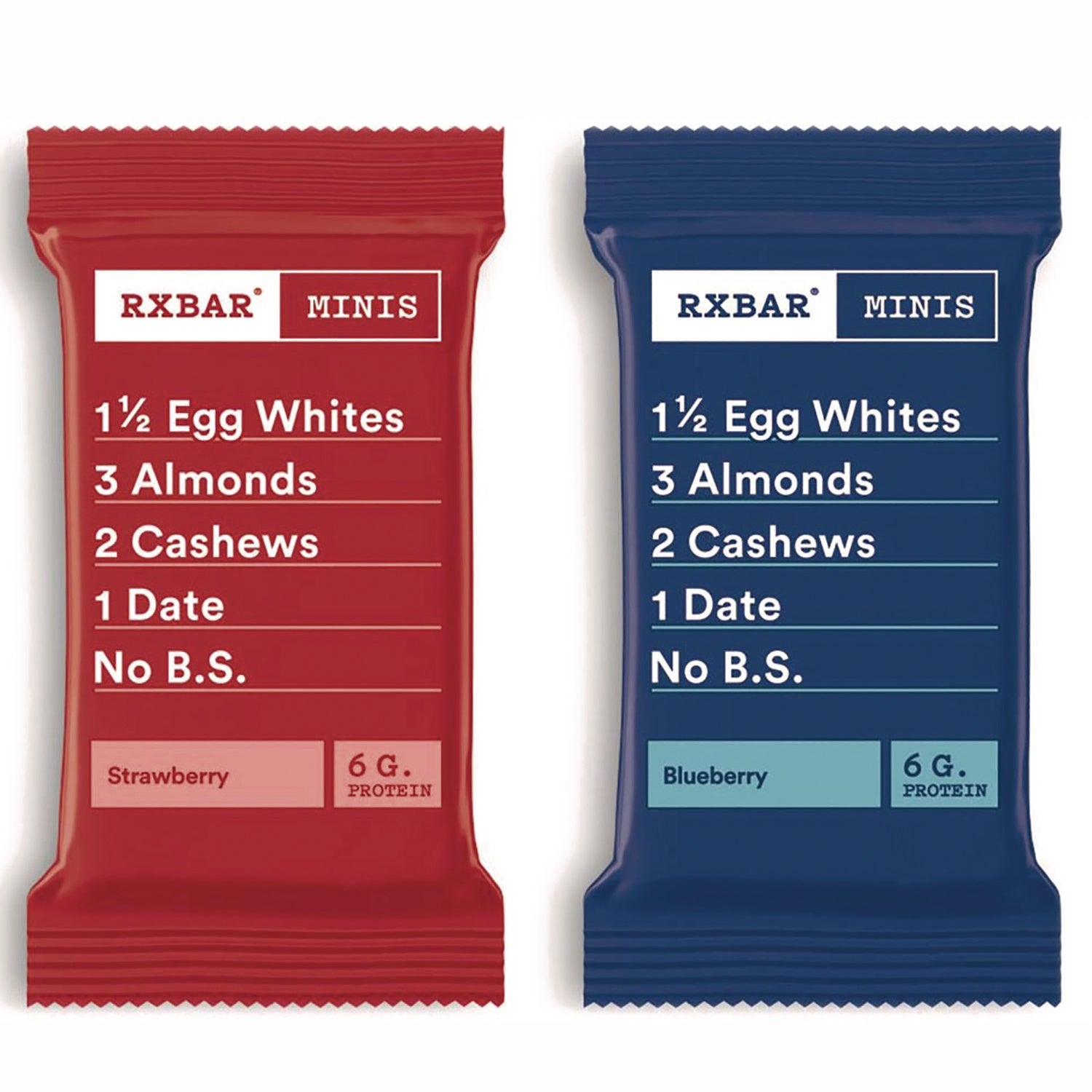 RXBAR® Minis Protein Bars Variety Pack, Blueberry/Strawberry, 0.9 oz B ...