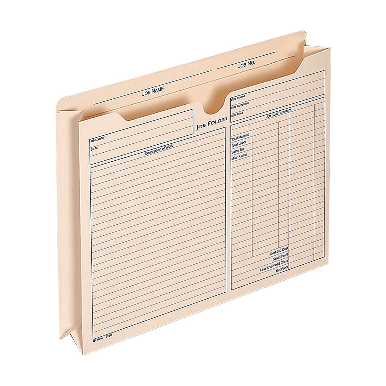 Adams Business Forms Pre-Printed Heavy-Duty Reinforced File Pocket, 2 ...