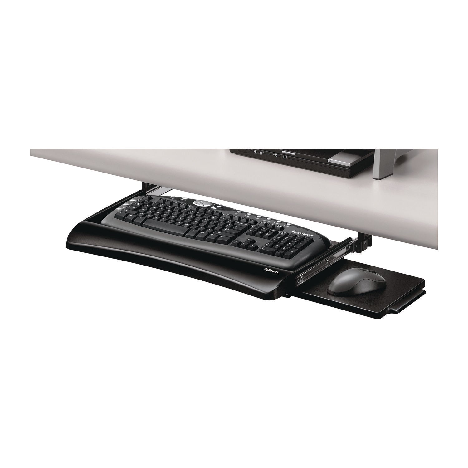 Fellowes® Office Suites Underdesk Keyboard Drawer, Black (FEL9140304 ...