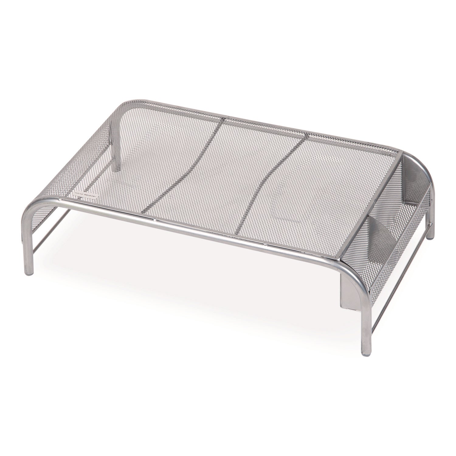 Mind Reader Metal Mesh Monitor Stand, For Up to 22" Monitors, 19" x 10 ...