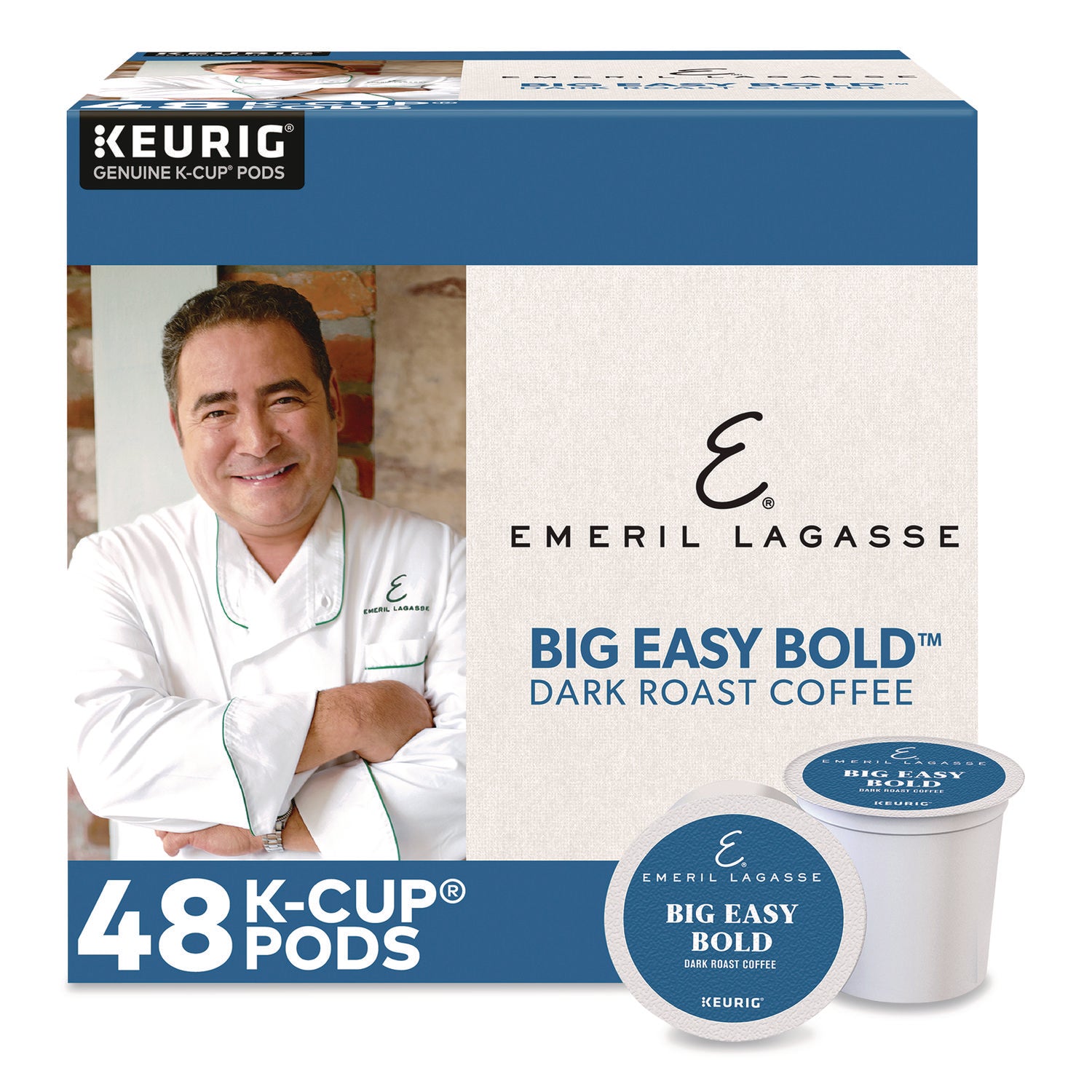 Emeril's™ Big Easy Bold Coffee K-Cups, 0.4 oz, 48/Box (KEU24306974) Bo ...