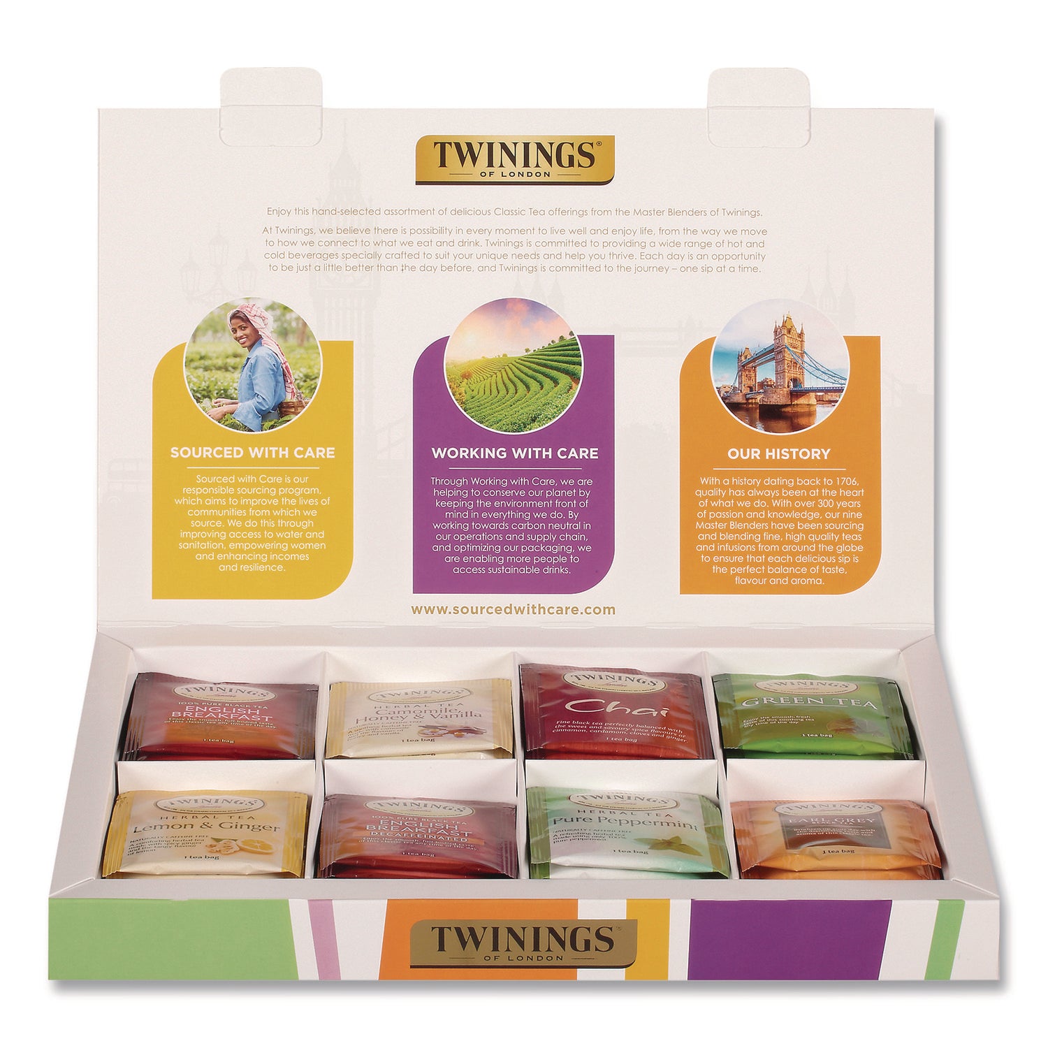 Classics Collection Assorted Tea Bags, 48/Box (TWGTNA54500) Box of 48 ...