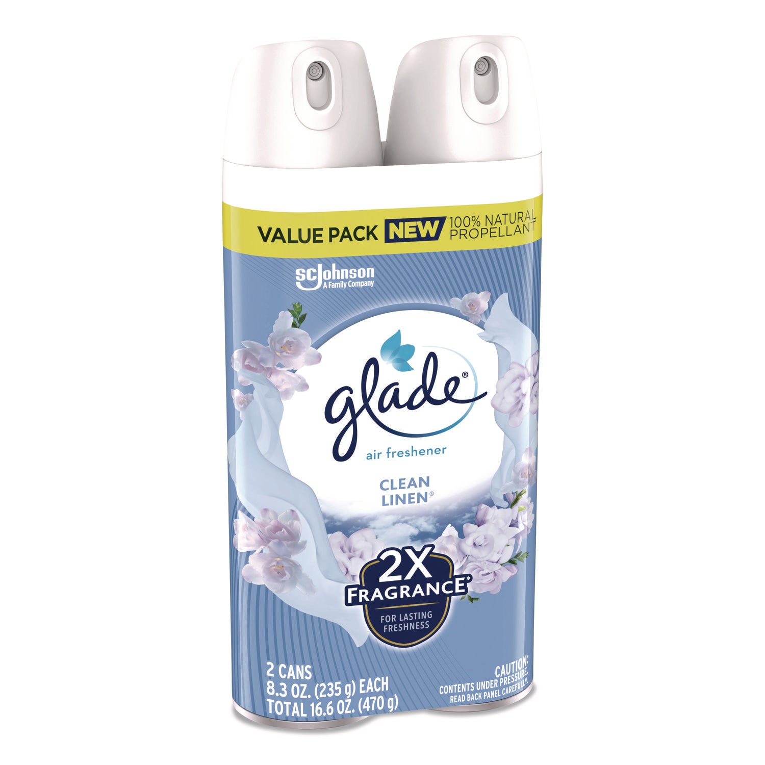 Glade Air Freshener, Clean Linen Scent, 8.3 oz, 2/Pack (SJN346578PK) P ...