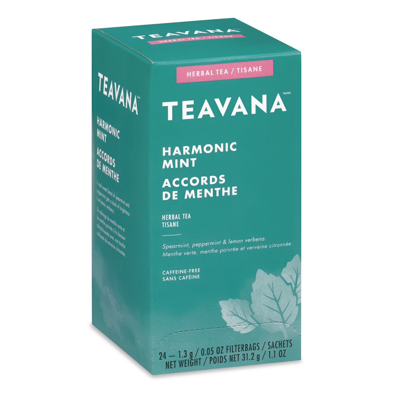 Teavana Tea Bags, Harmonic Mint Decaf, 0.05 oz, 24/Box (TEVSBK13091) B ...