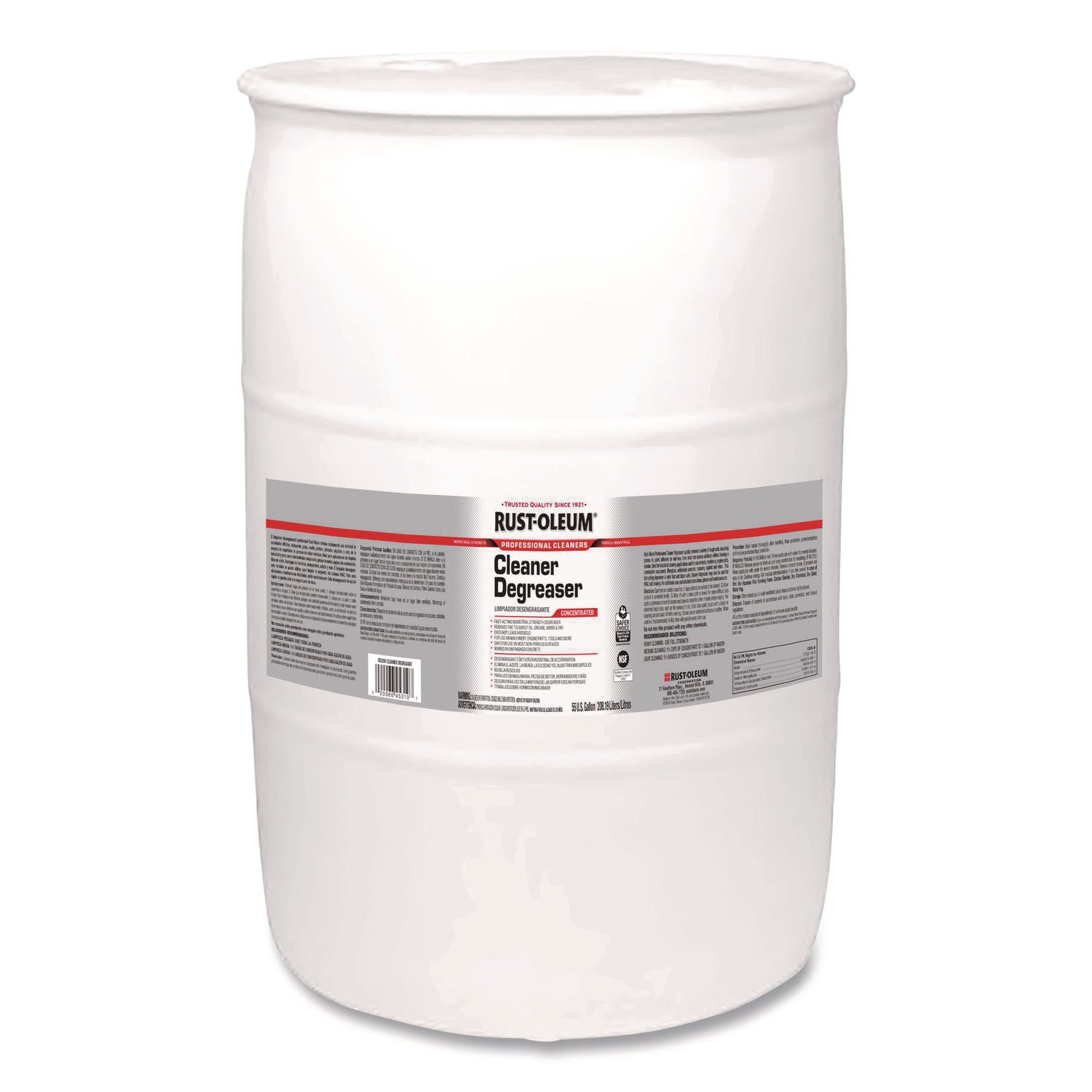 Rust-Oleum® General Purpose Cleaner Degreaser, 55 gal Drum (RST352255 ...