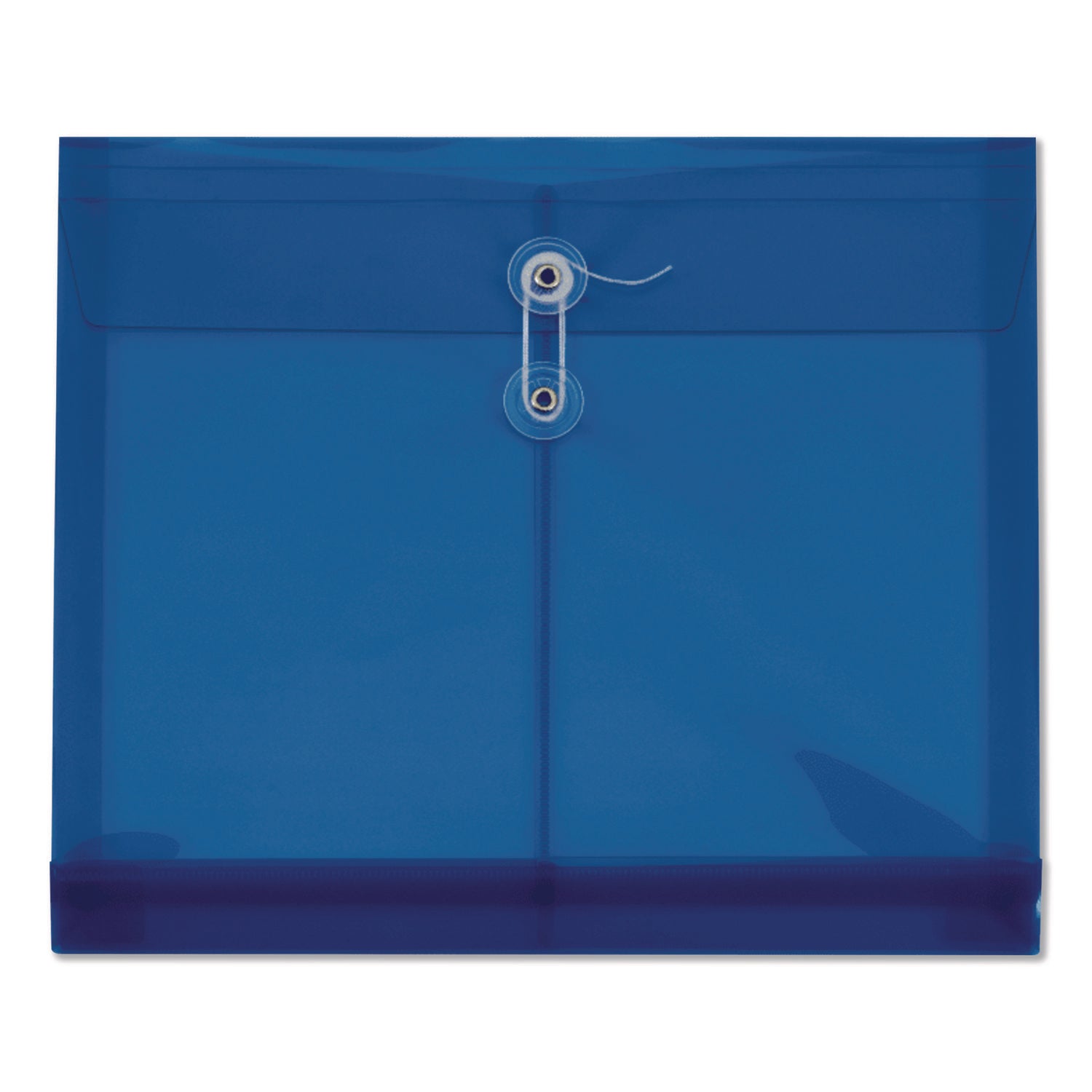 Pendaflex® Poly Document File, String and Button Closure, 10 x 13, Blu ...